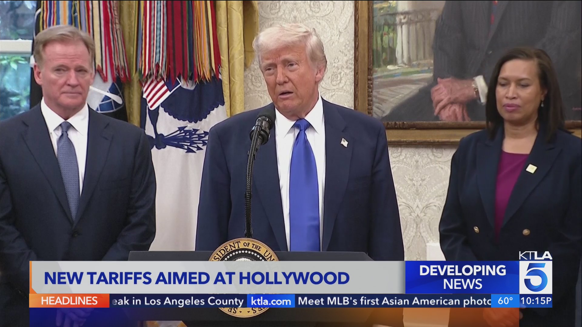 Trump’s new tariffs aimed at Hollywood – KTLA