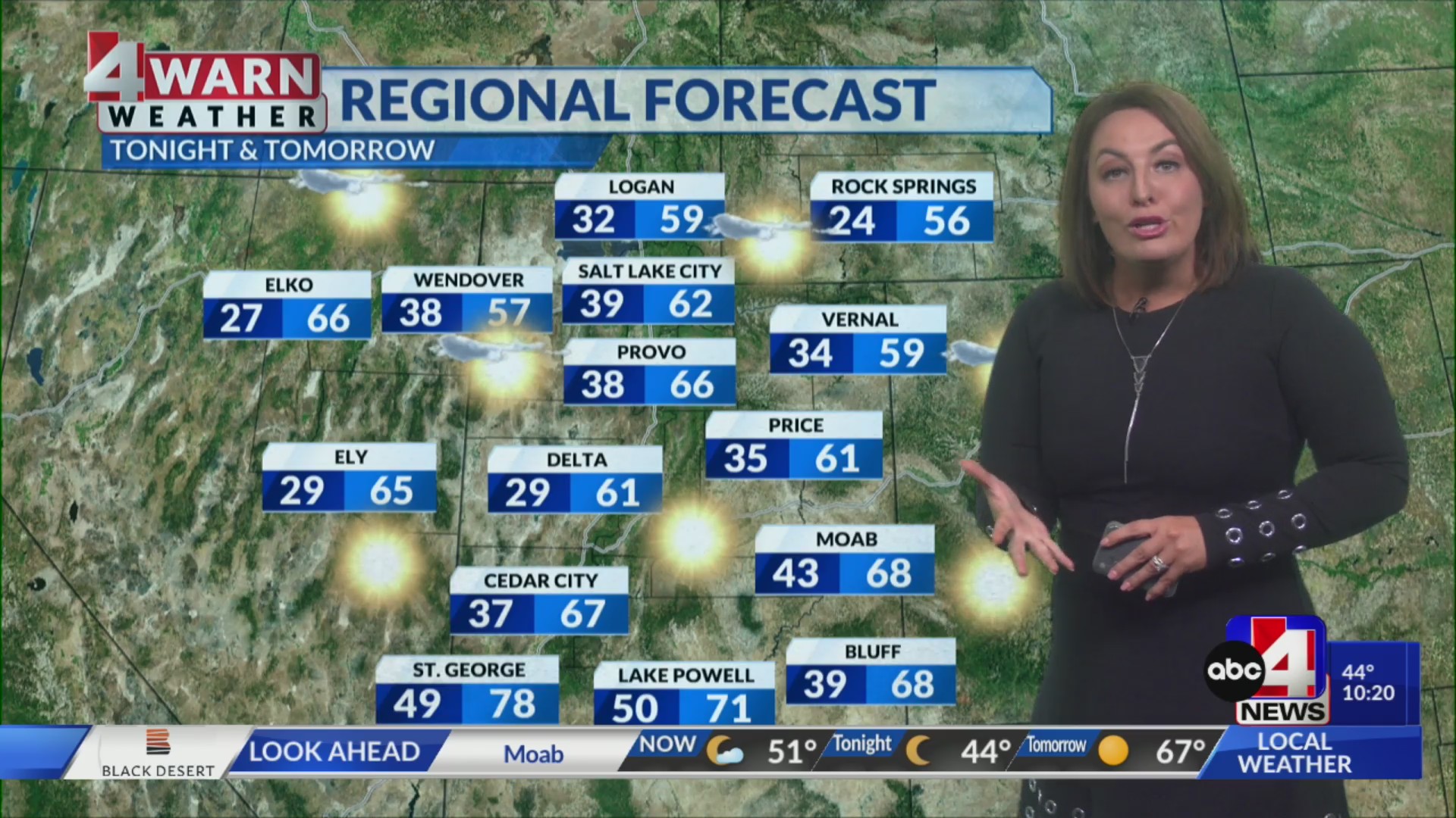 Cold start but a sunny Tuesday with rebounding daytime highs – ABC4 Utah
