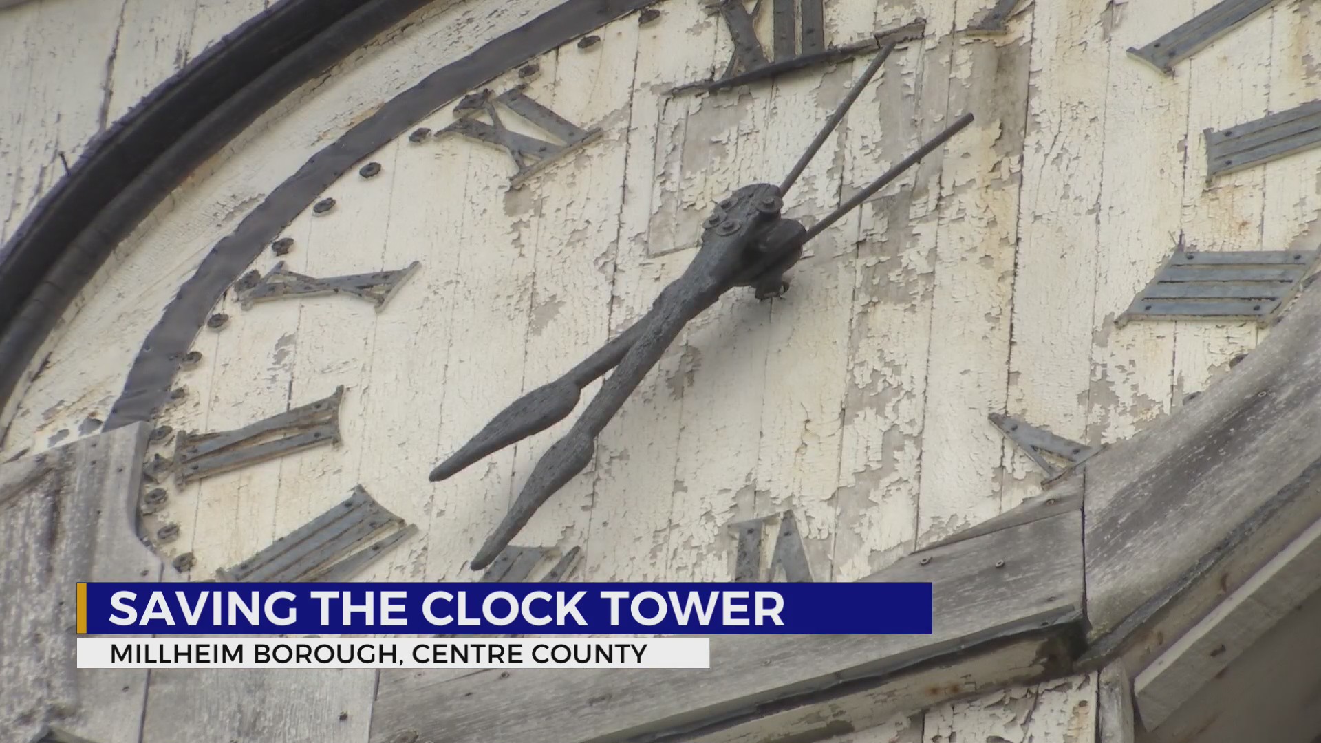 The Millheim clock tower: A mission to restore the past – WTAJ – www ...