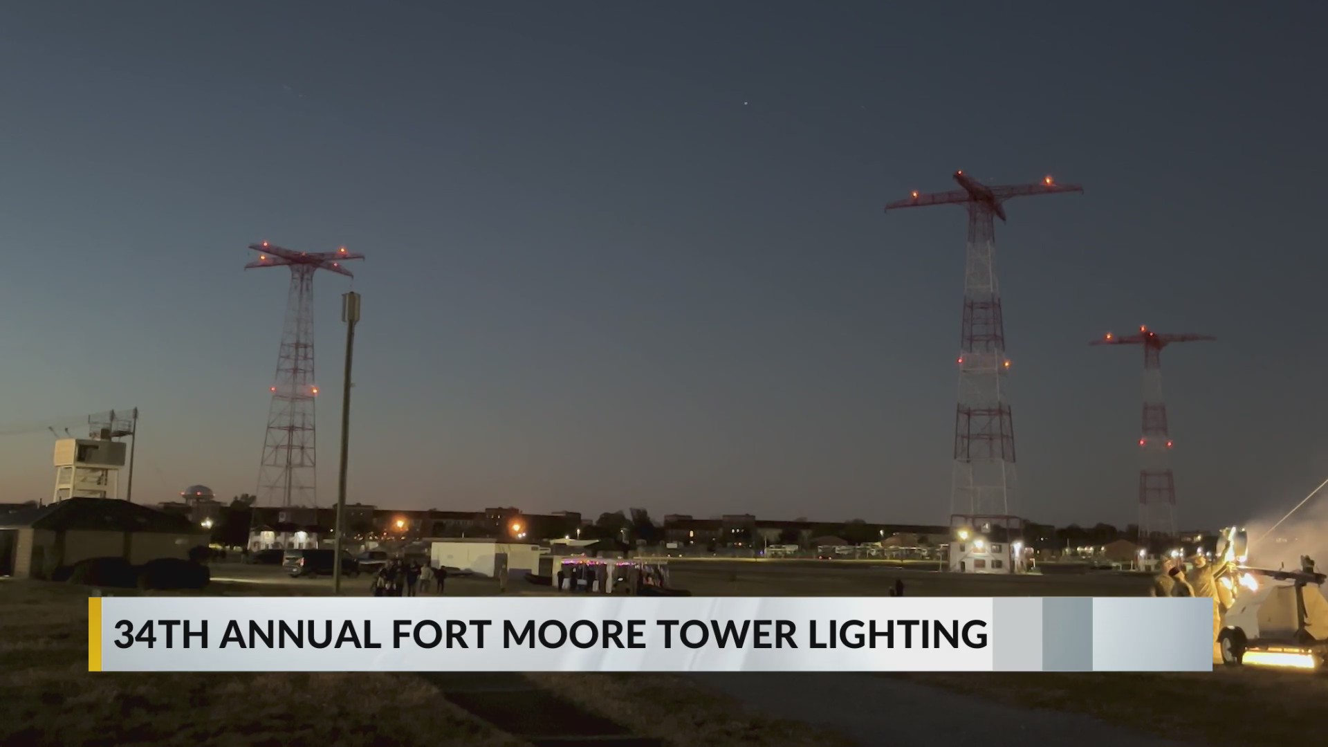 34th Annual Fort Moore Tower Lighting Ceremony – WRBL