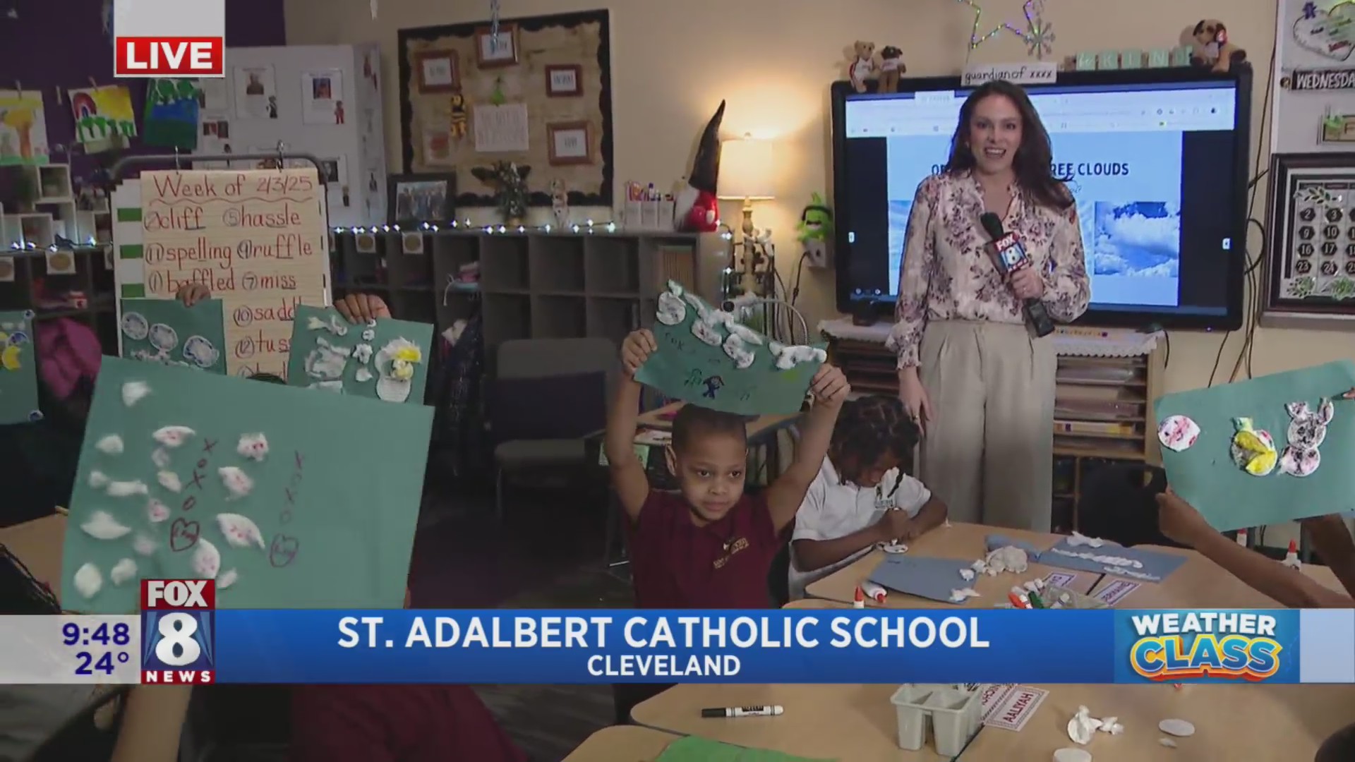 Fox 8 Weather Class has St Adalbert students creating and learning ...