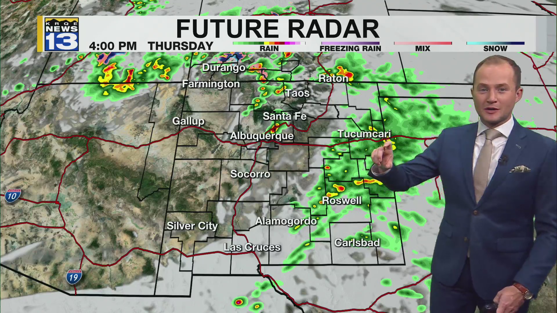 Rain moves back into New Mexico Wednesday – KRQE NEWS 13 – Breaking ...