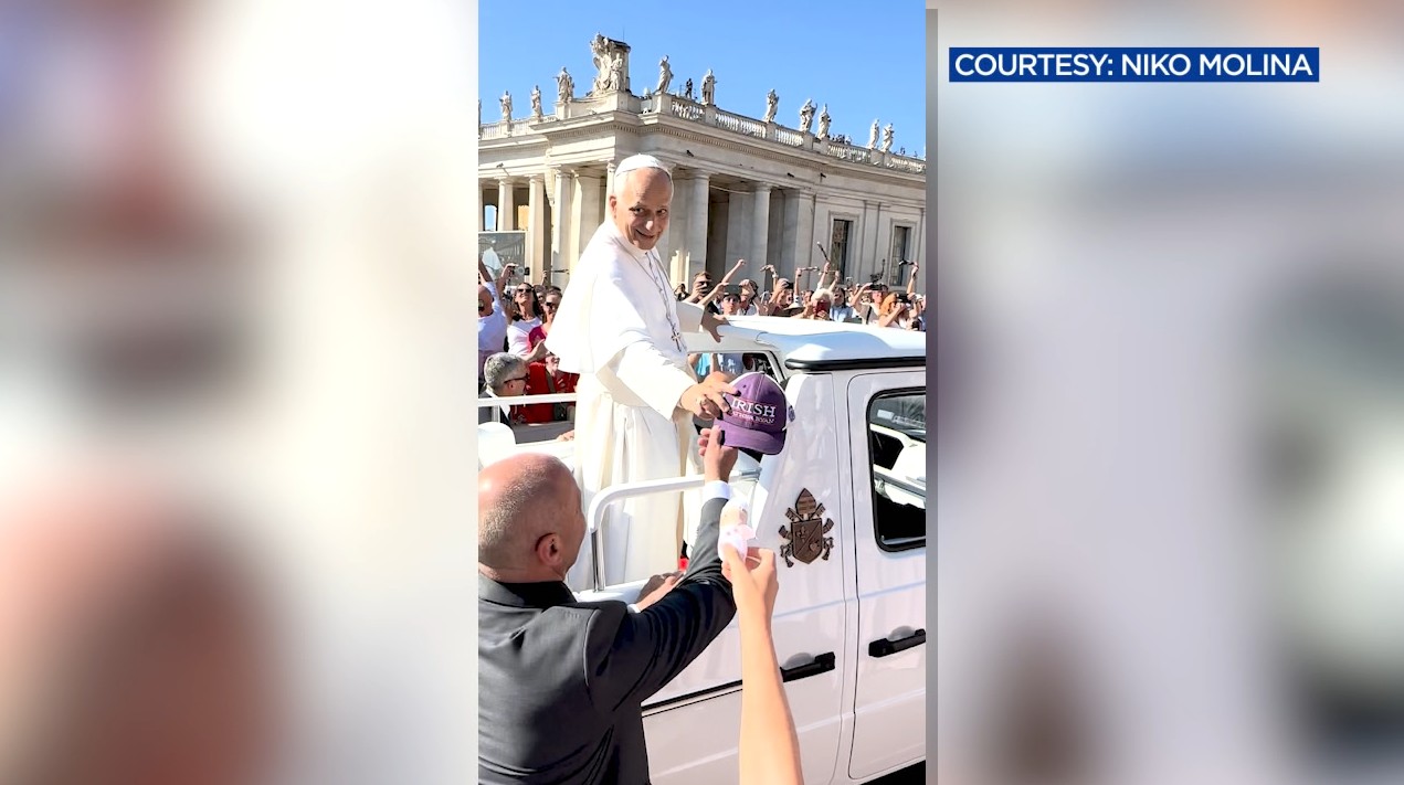 Father Ryan student gifts hat to Pope Leo on Vatican trip – WKRN News 2