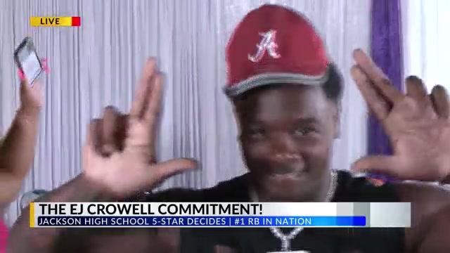 Jackson High 5-star EJ Crowell commits to football team – WKRG News 5