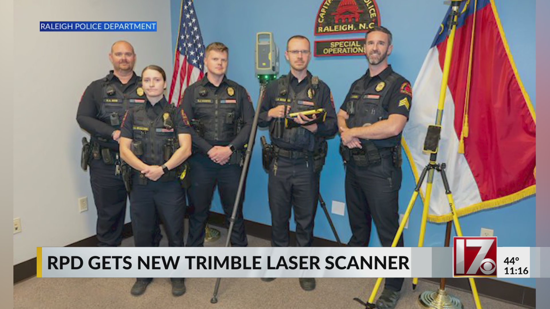 RPD gets new Trimble laser scanner – CBS17.com