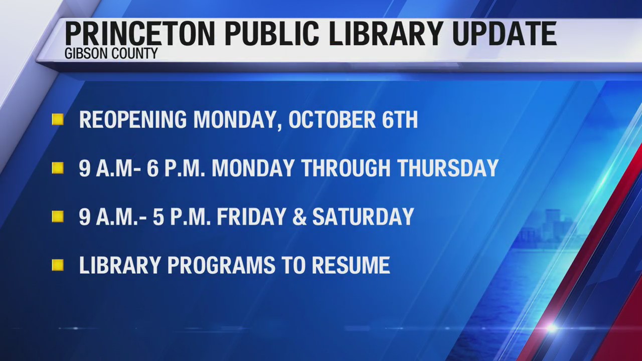 Princton library reopens with new operating hours – Eyewitness News ...