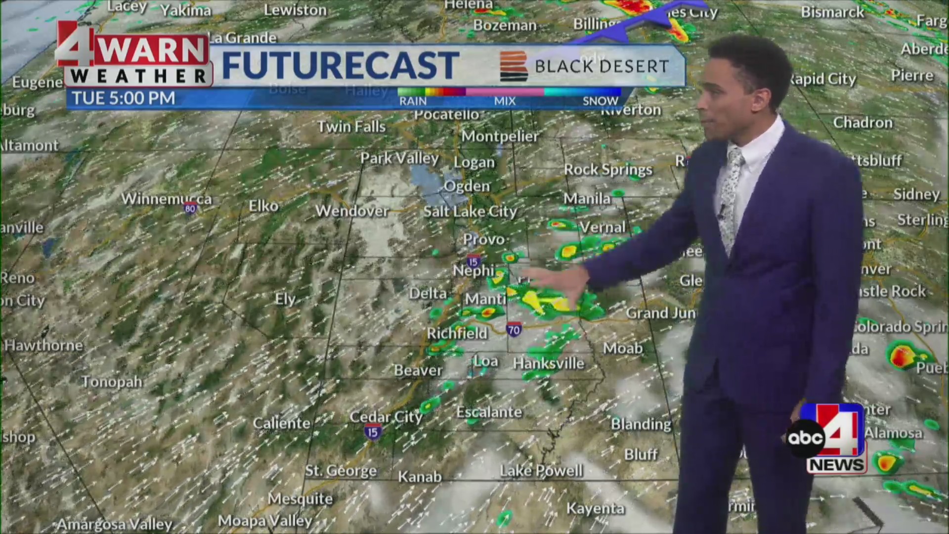 Precipitation starting to taper out, but severe storms still possible ...