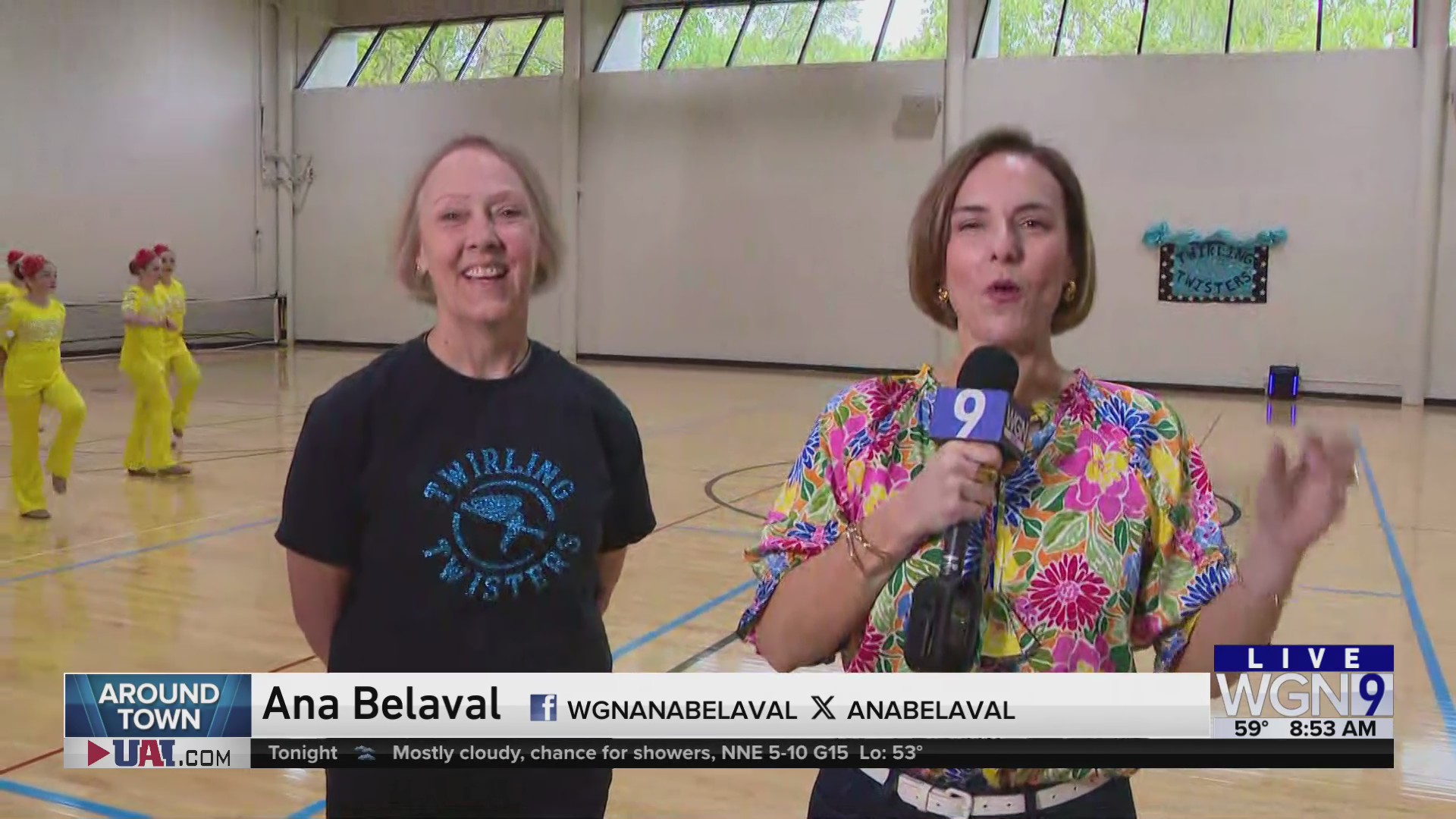 Around Town – The Twirling Twisters Baton Twirlers – WGN-TV