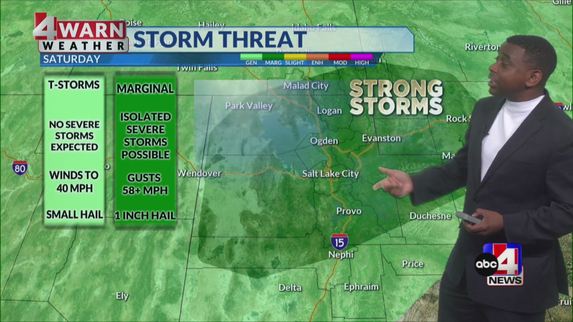 Utah temperatures rise for the weekend before storm arrives – ABC4 Utah