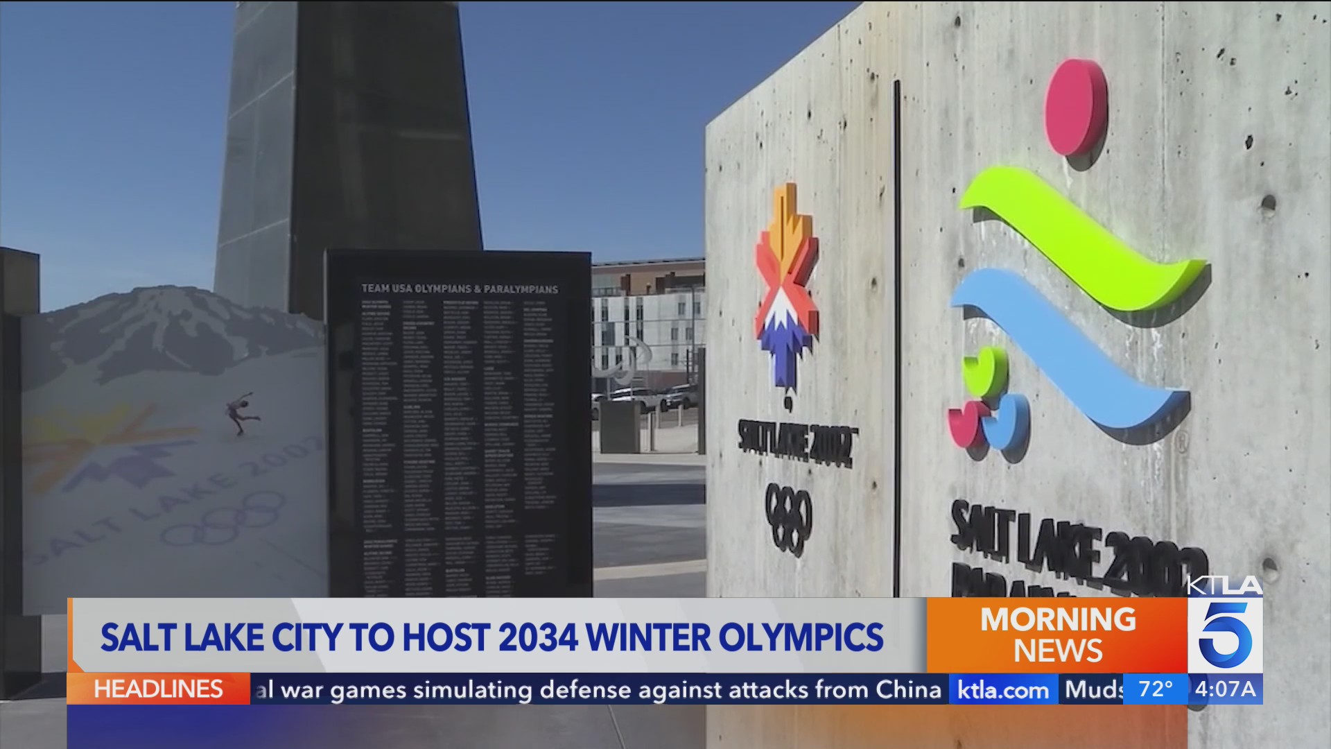 IOC formally awards 2034 Winter Games to Salt Lake City – KTLA
