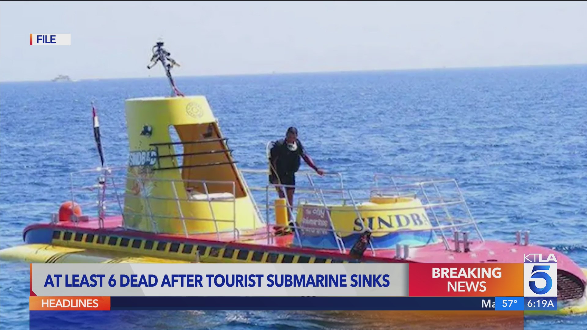 Tourist submarine sinks off Egypt’s coast leaving 6 dead and 38 rescued ...