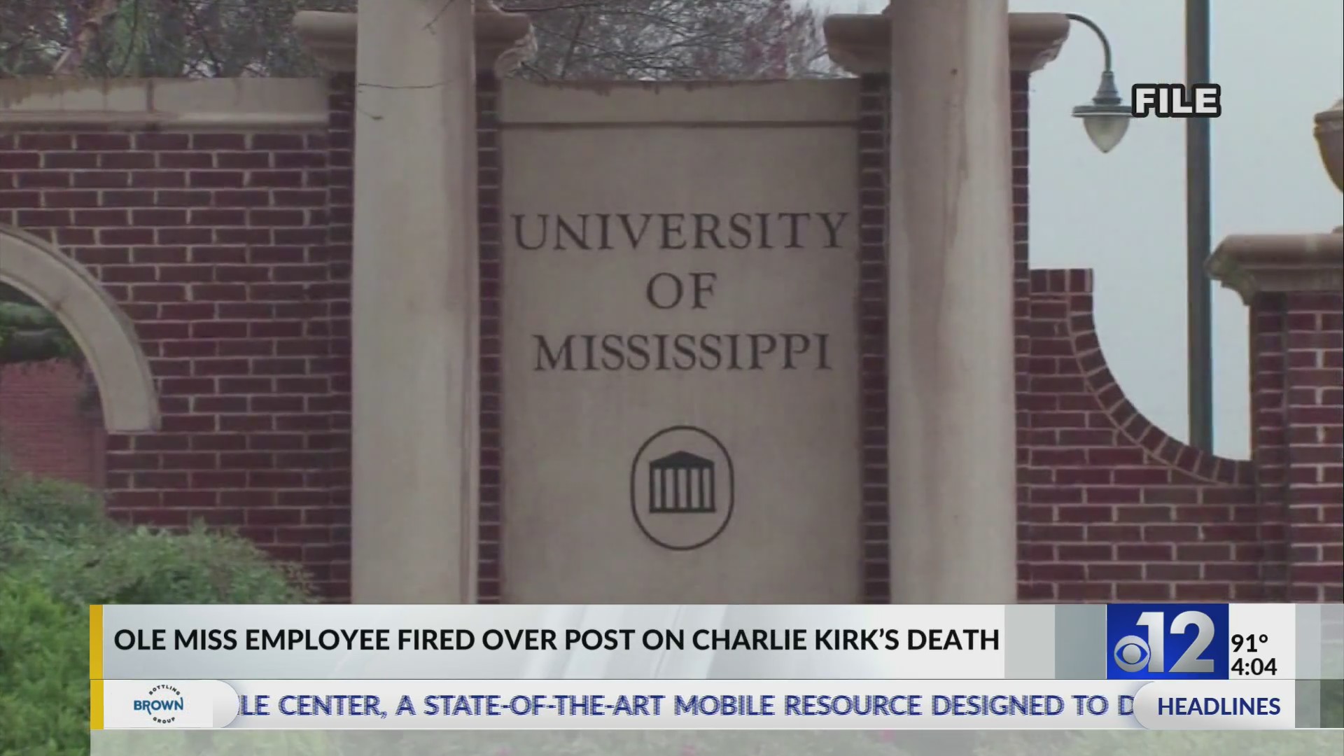 Ole Miss employee fired over social media post on Charlie Kirk’s death ...