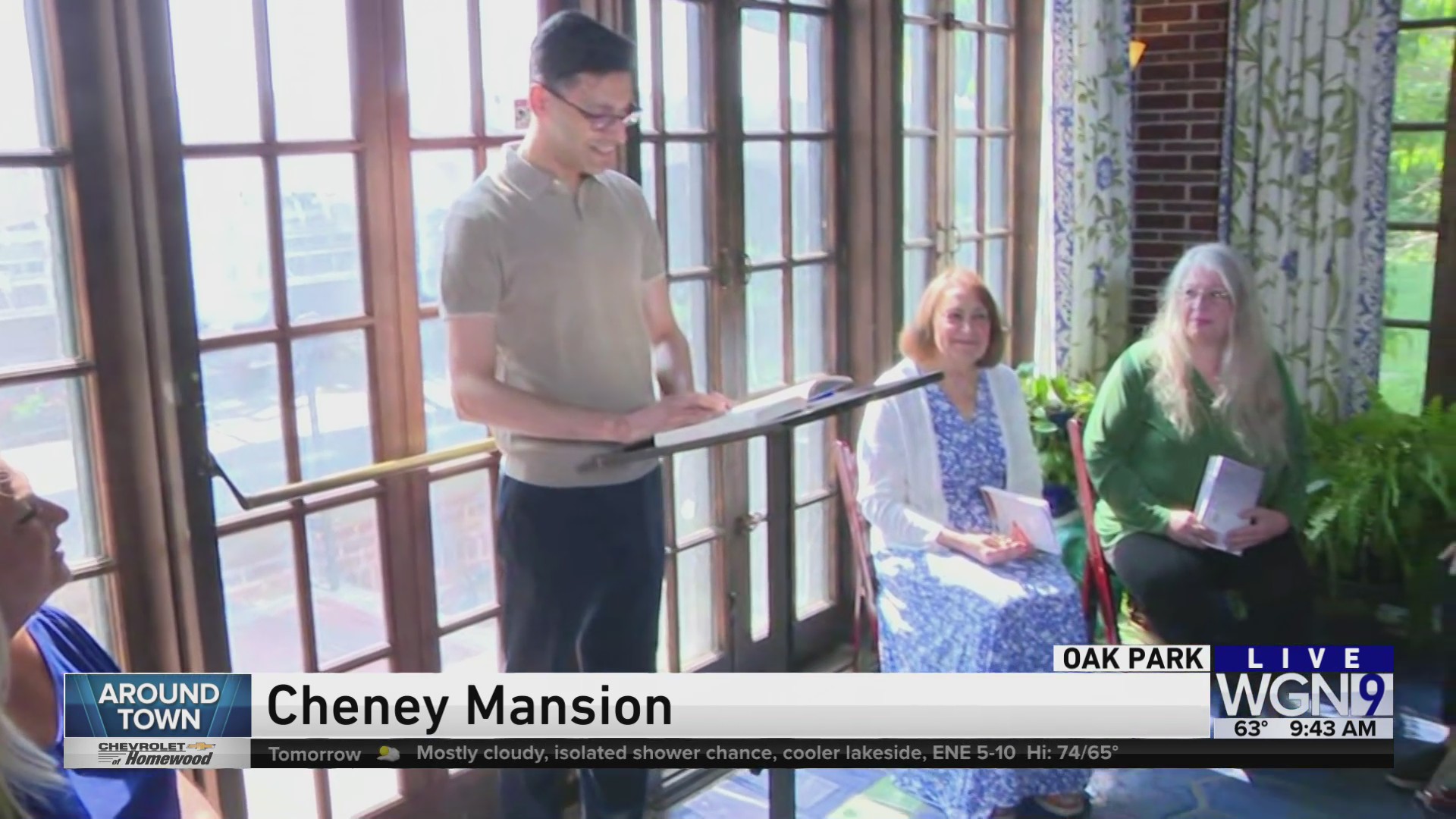 Around Town – Cheney Mansion – WGN-TV