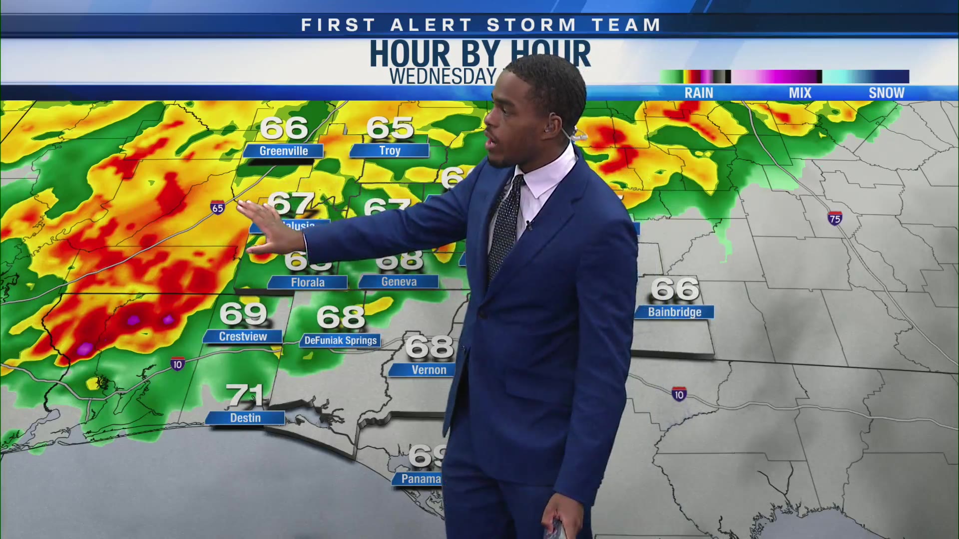 Rain tomorrow morning as a wet pattern returns to the Wiregrass – WDHN ...