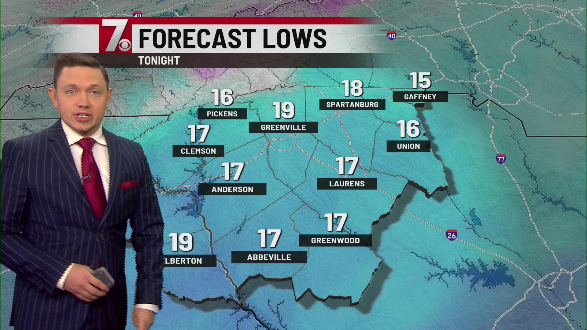 Monday Evening Forecast – WSPA 7NEWS