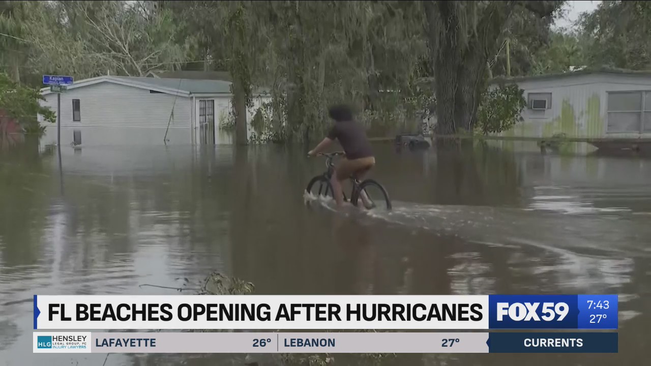 Florida beaches opening after hurricane – Fox 59
