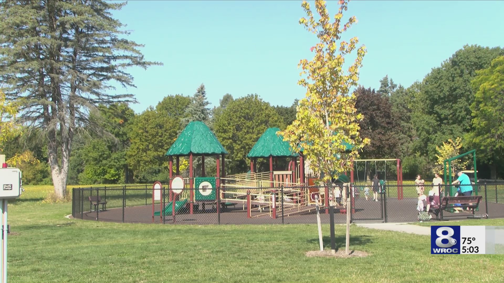 Penfield playground, courts struck by quarry blast debris ...