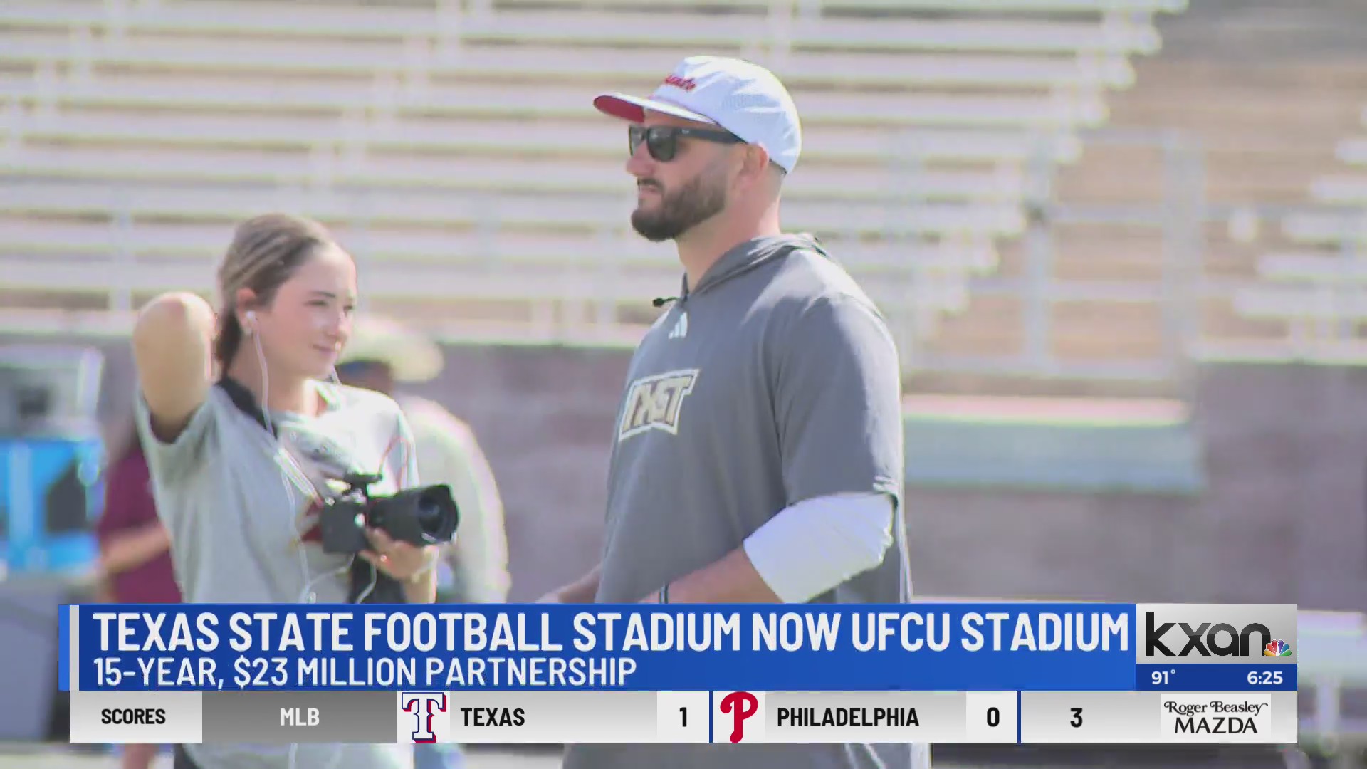 Texas State, UFCU enter multi-million dollar stadium naming rights deal ...