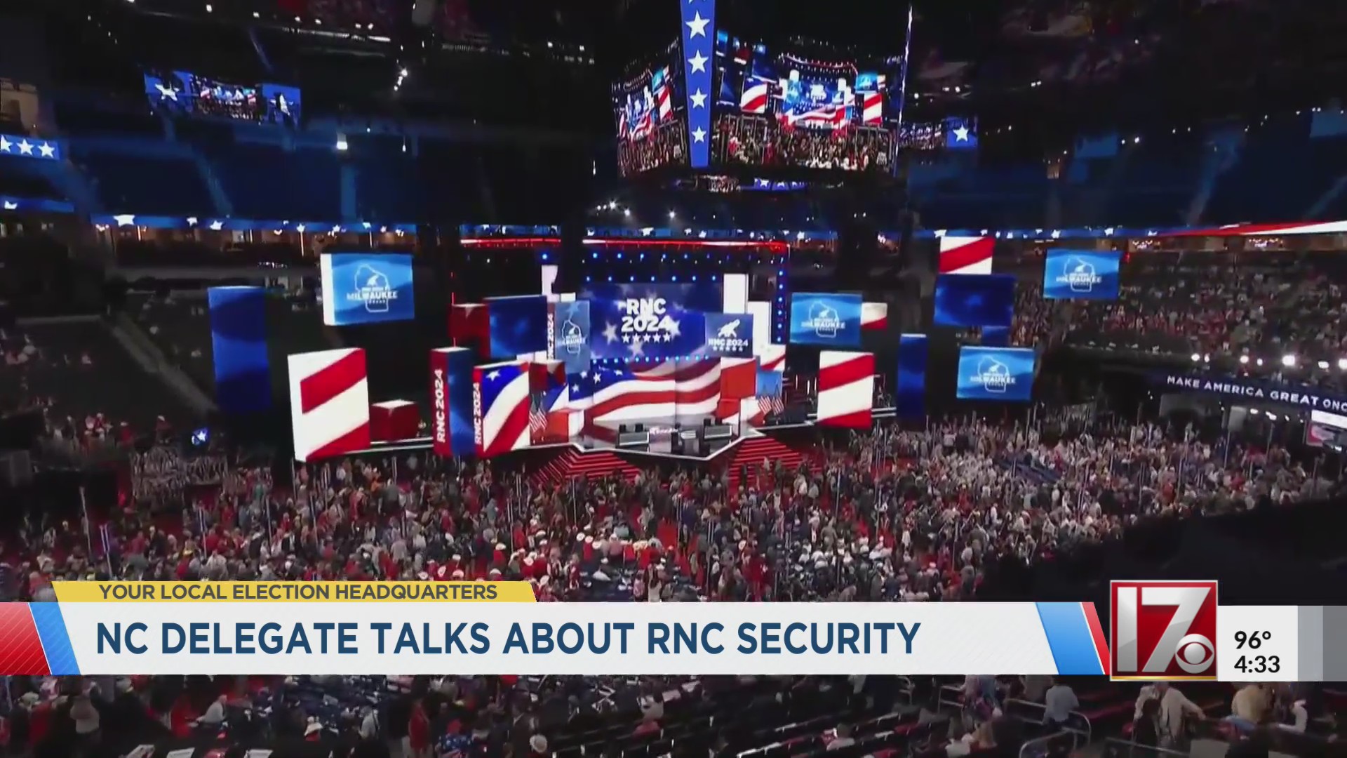 NC delegate talks about RNC security – CBS17.com