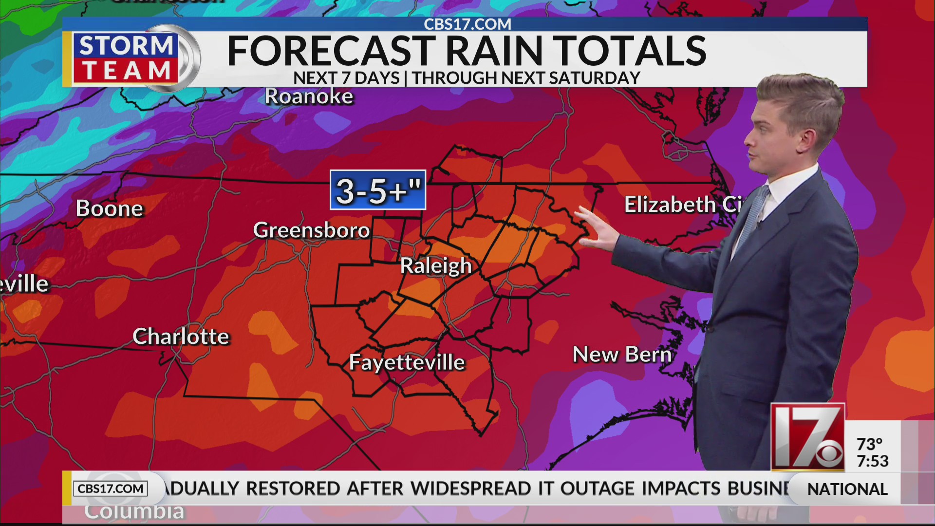Sunday Morning Storm Team Weather Forecast – CBS17.com