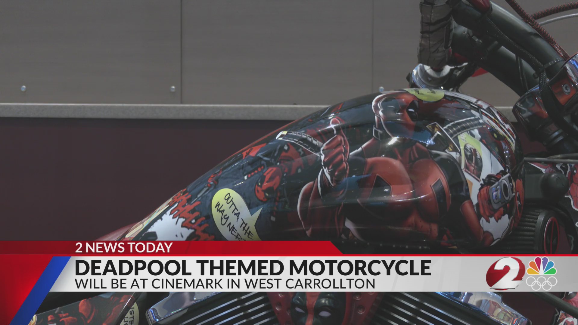 Deadpool-themed motorcycle to display at local theater – WDTN.com