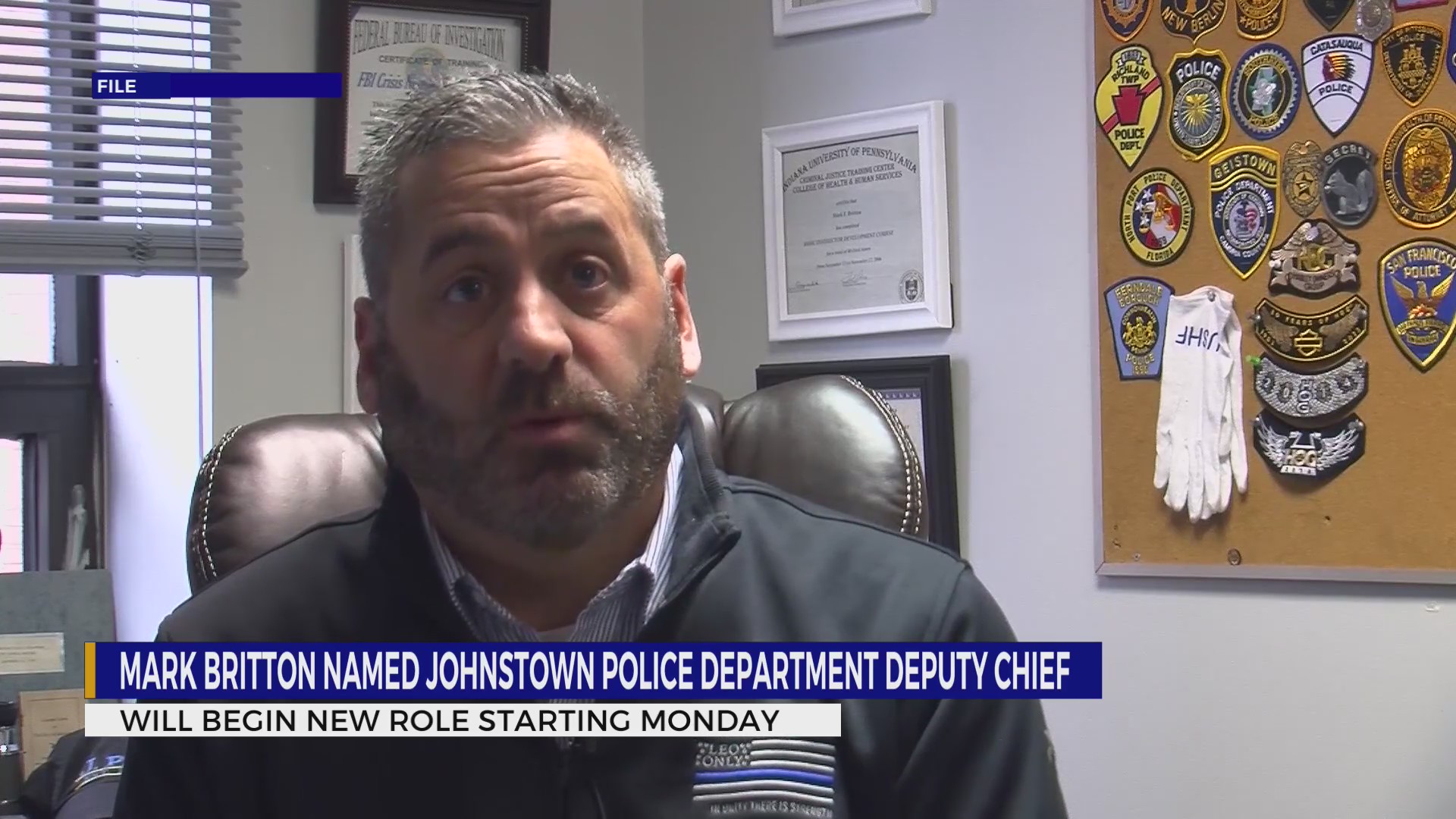 Mark Britton named deputy chief of Johnstown Police Department – WTAJ ...
