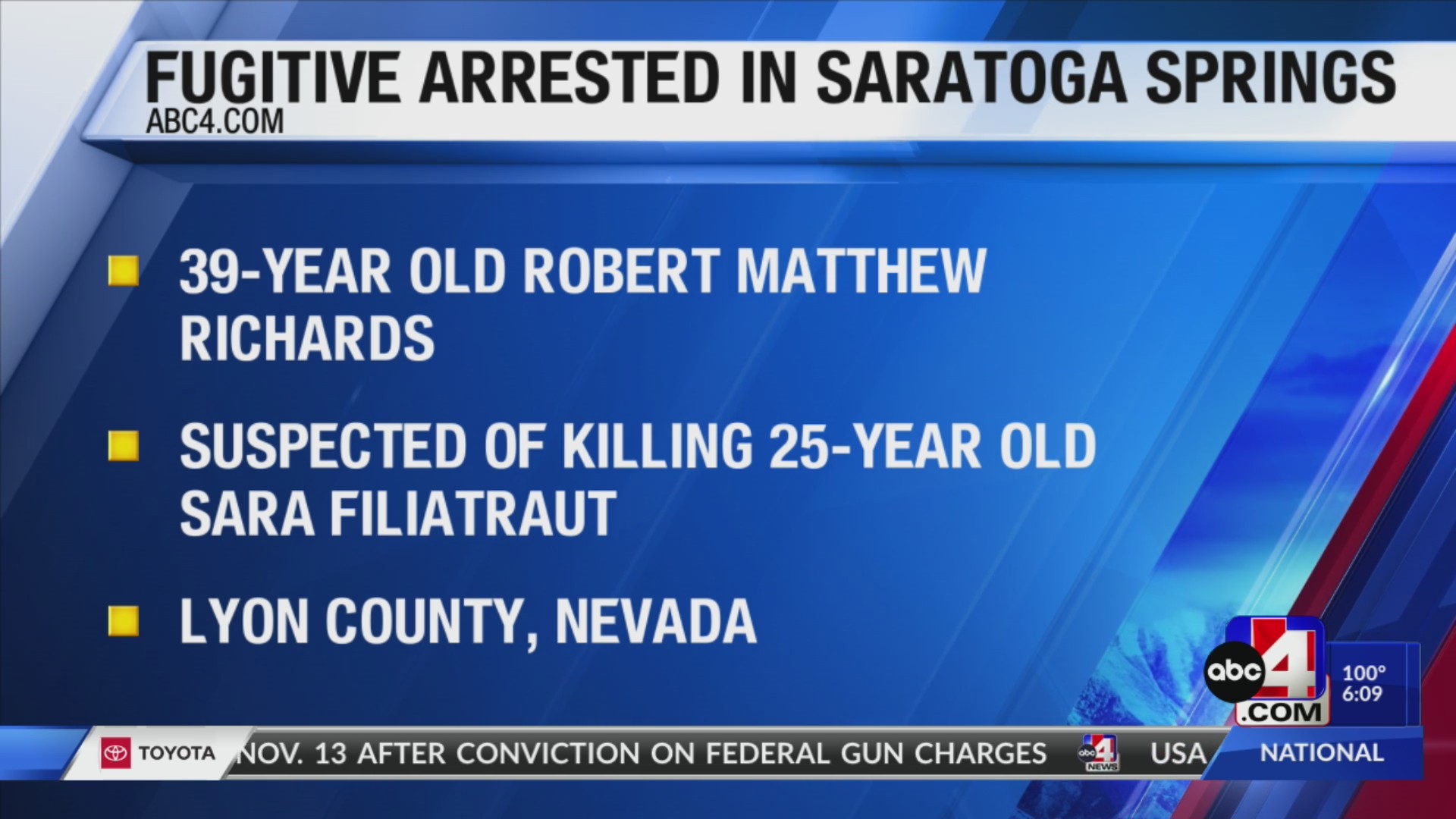 Two out-of-state murder fugitives arrested in Utah by federal agents ...