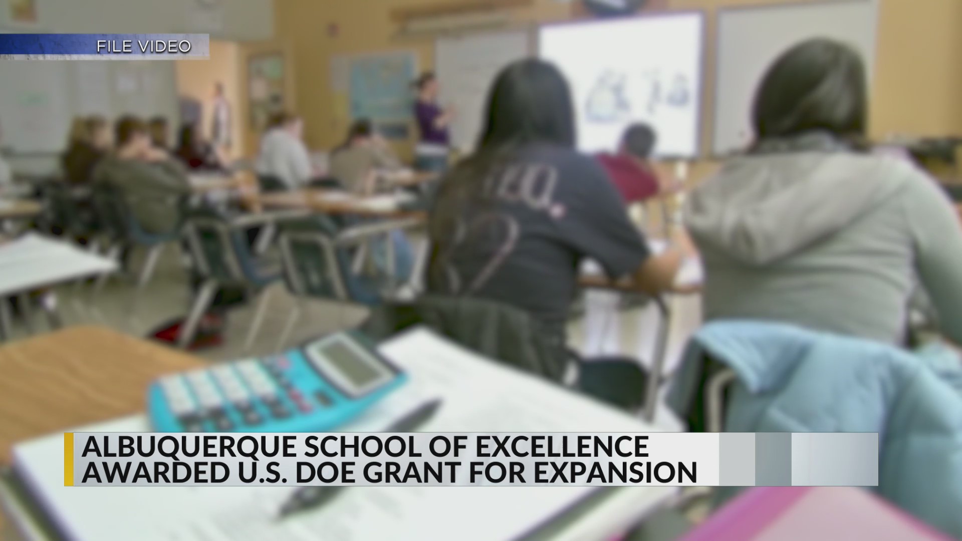 Albuquerque School of Excellence awarded federal grant – KRQE NEWS 13 ...