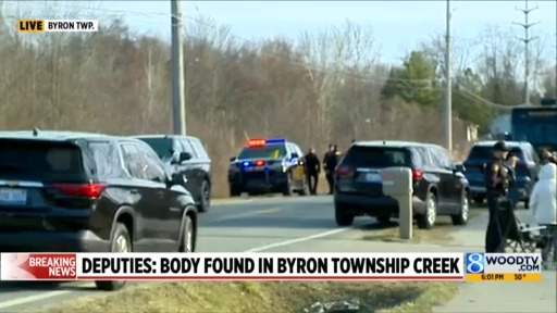Deputies: Body found in Byron Township creek – WOODTV.com