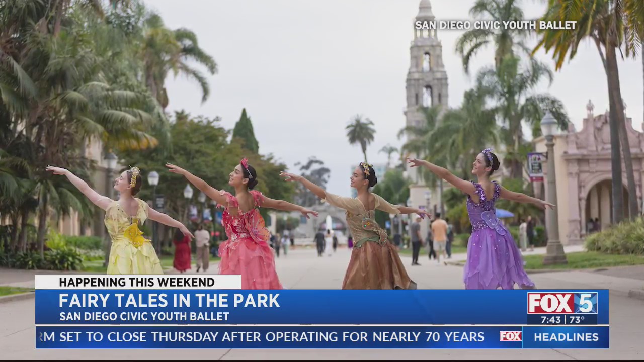 San Diego Civic Youth Ballet to Perform Fairy Tales in the Park – FOX 5 ...