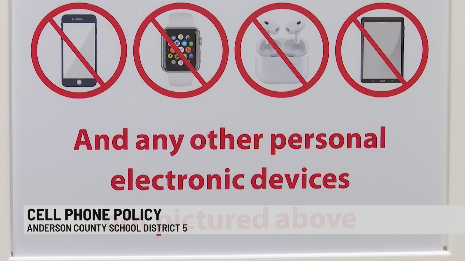 Upstate school district set to follow new cell phone policy – WSPA 7NEWS