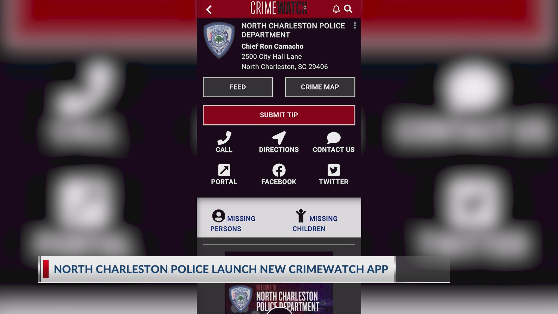 North Charleston Police launch new Crimewatch app – WCBD News 2