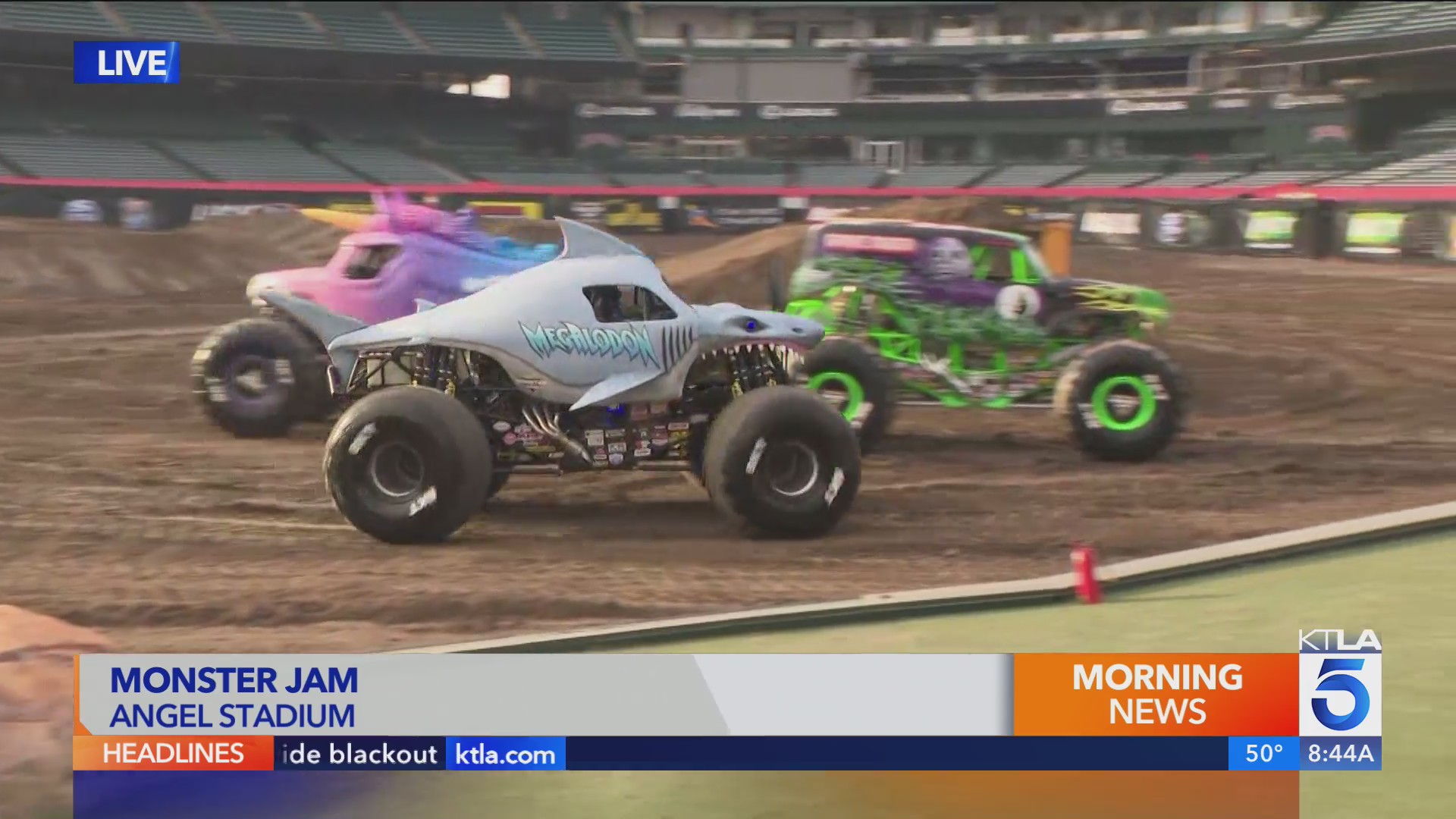 Monster Jam roars back to Anaheim – KTLA