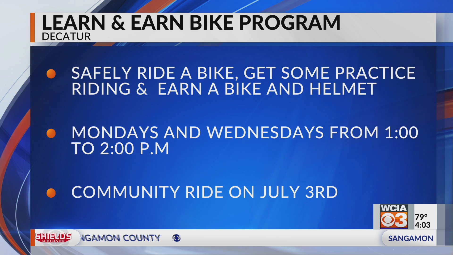 Learn to ride, earn a bike: Decatur program teaches kids how to safely ...
