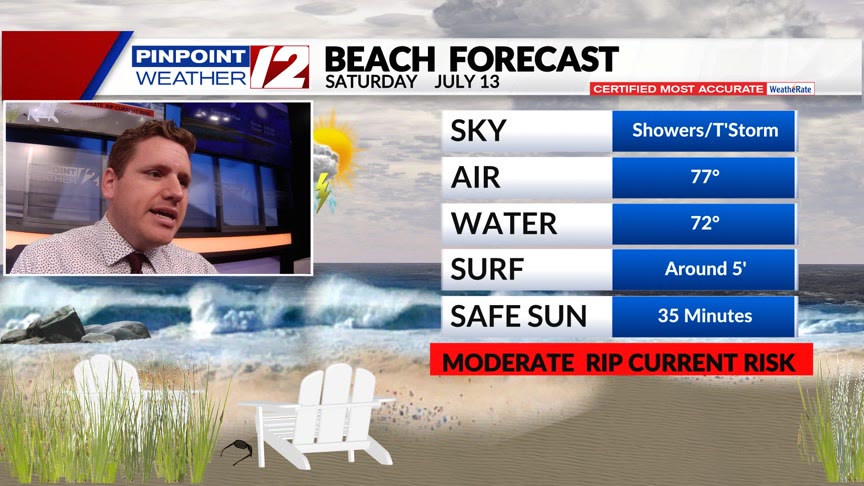 WPRI 12 Weather Now 7/13/24: Showers, T-Storms Through Early Afternoon ...