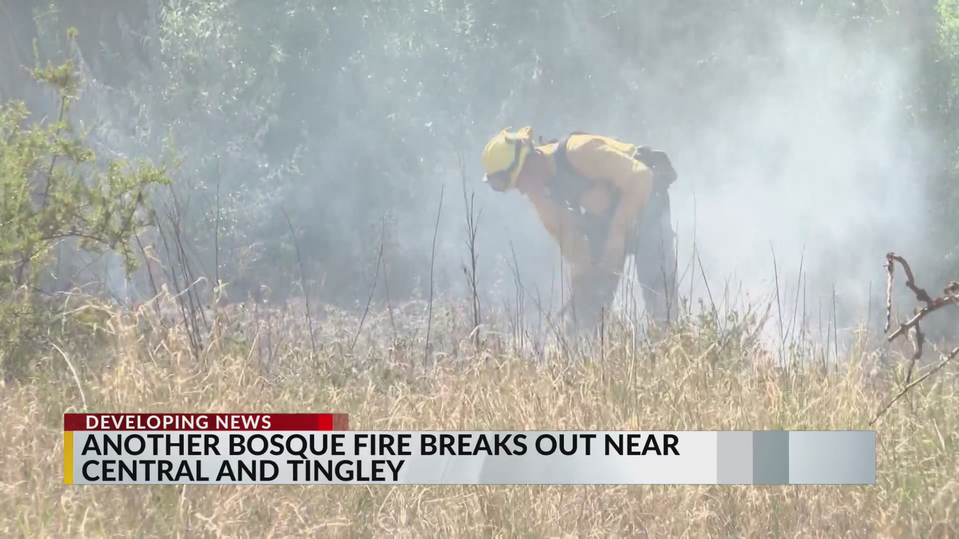 Bosque fire erupts near Central and Tingley – KRQE NEWS 13 – Breaking ...