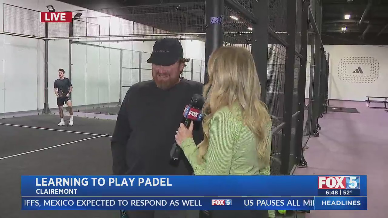 Learning to play padel in Clairemont – FOX 5 San Diego & KUSI News