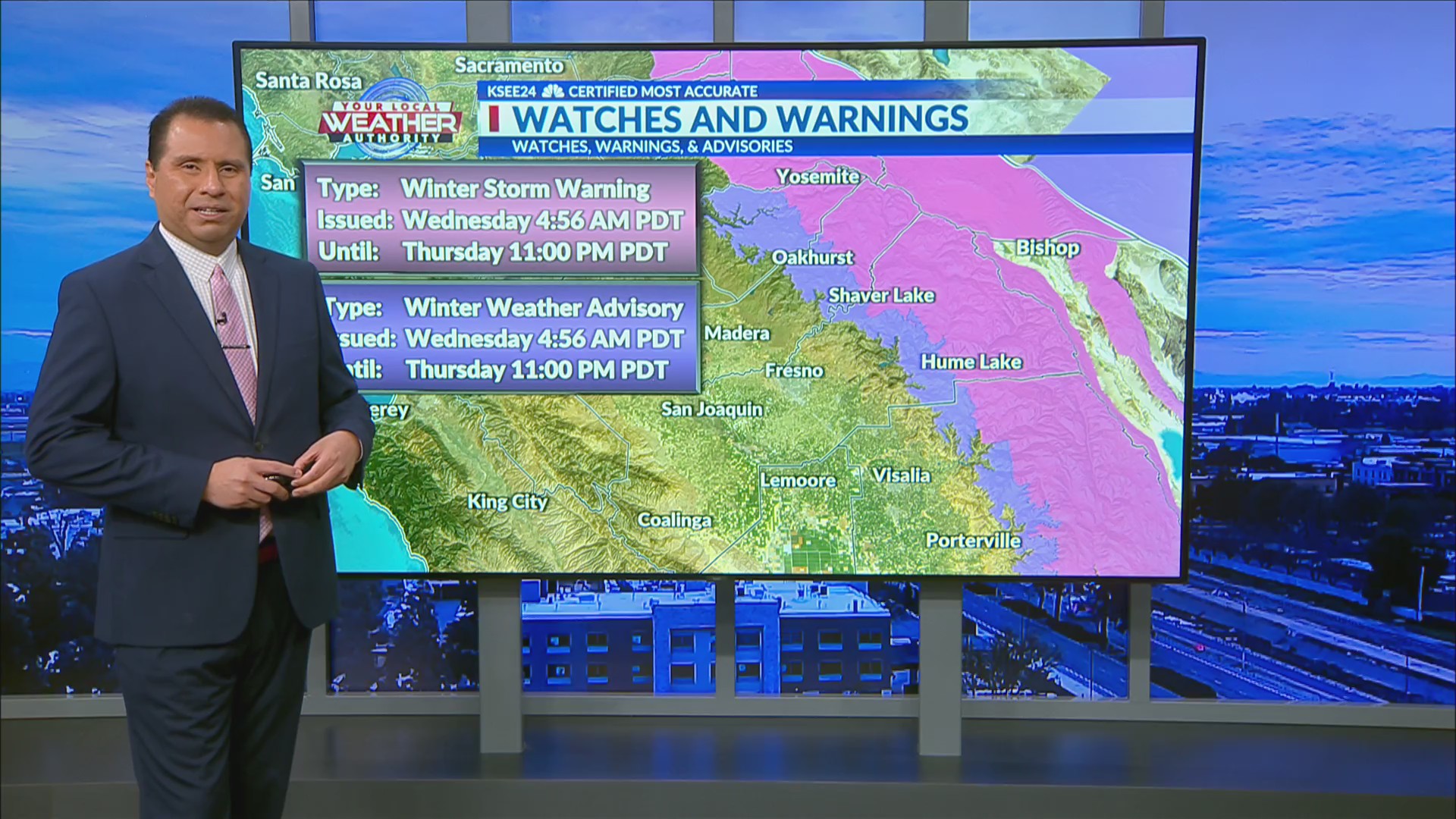 Wednesday South Valley Forecast – CBS47 and KSEE24 | News from ...