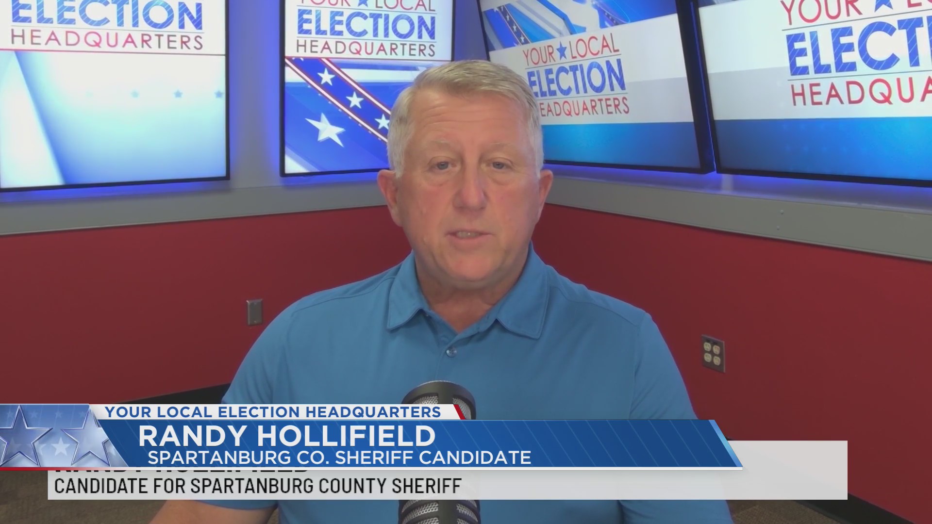 Hear from the candidates for Spartanburg Co. Sheriff: Randy Hollifield ...