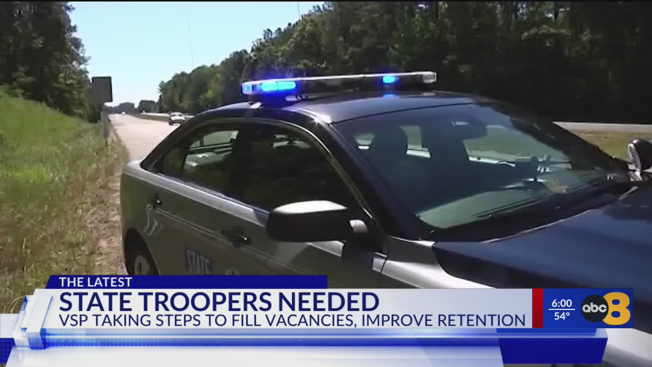 Virginia State Police making efforts to tackle staffing shortage ...