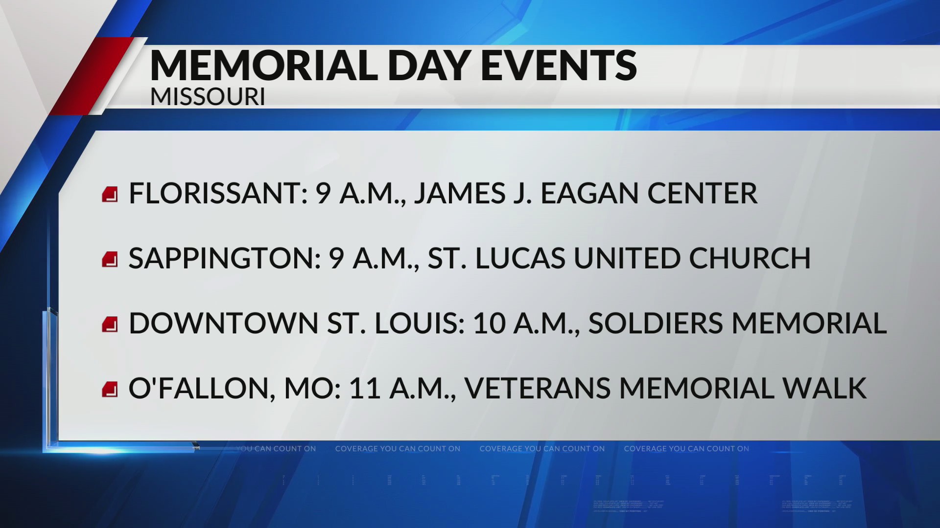 Memorial Day events in St. Louis area – FOX 2
