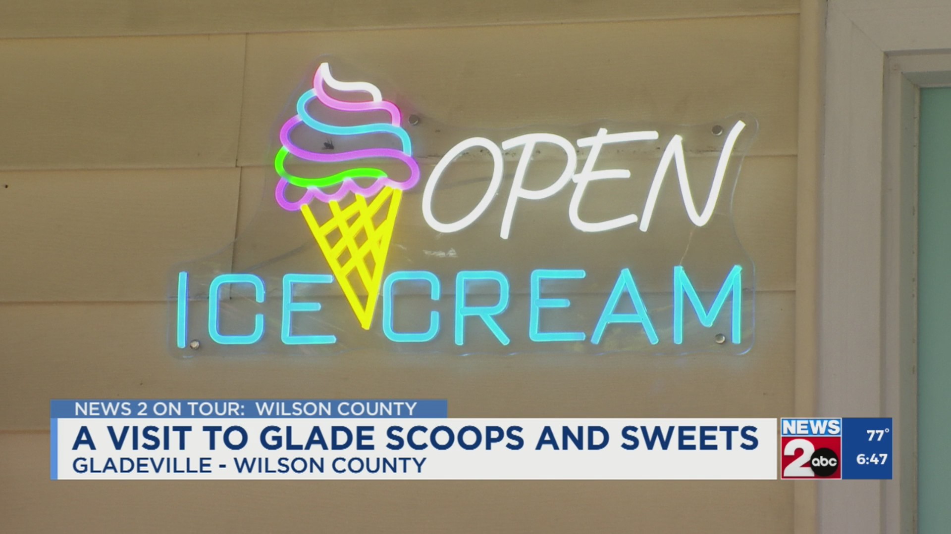 Glade Scoops and Sweets in Gladeville – WKRN News 2