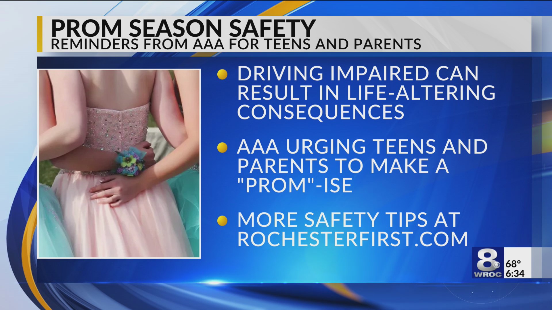 AAA urges teens to PROMise to be safe this prom season – RochesterFirst