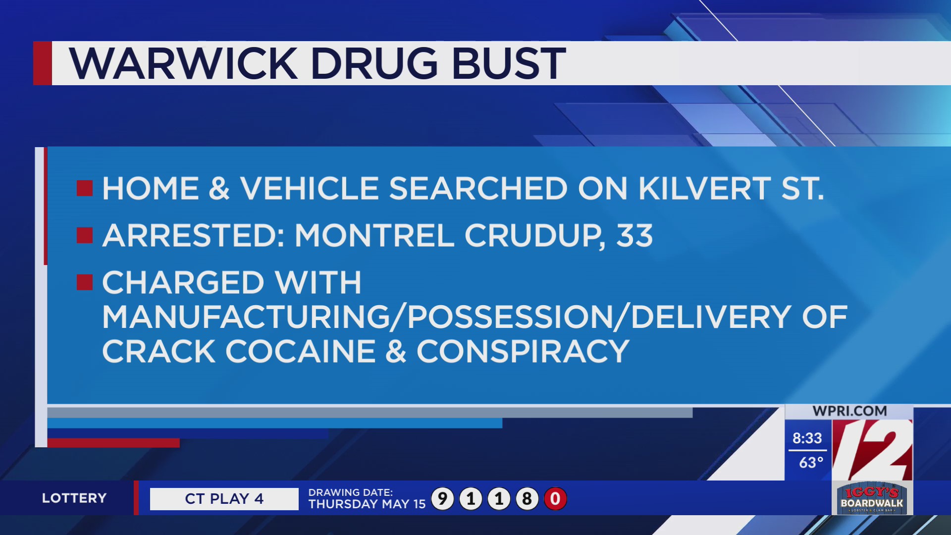Man arrested in Warwick drug bust – WPRI.com