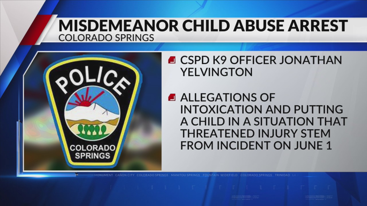 CSPD Officer arrested for misdemeanor Child Abuse – FOX21 News Colorado