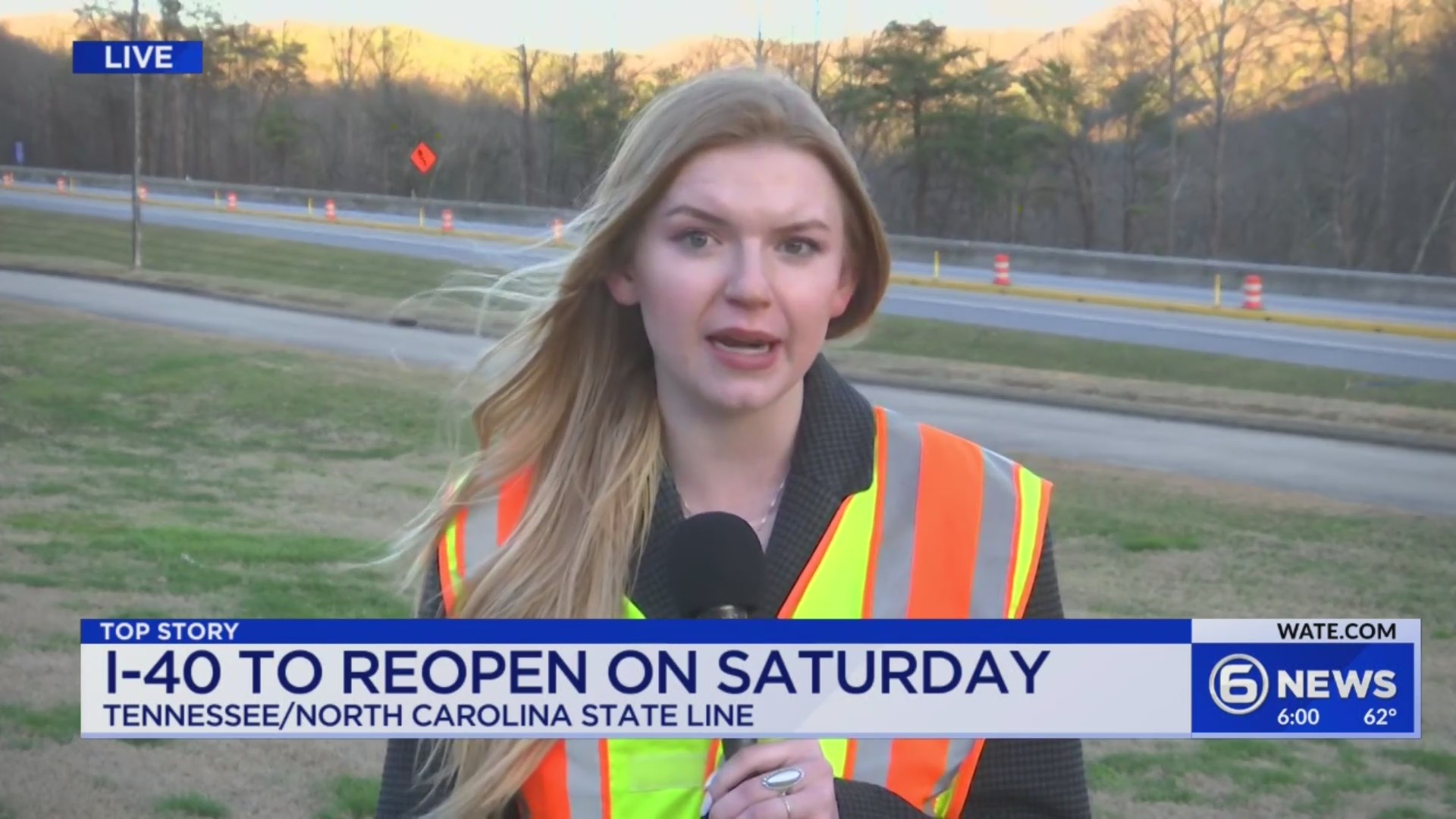 I-40 to reopen on Saturday – WKRN News 2