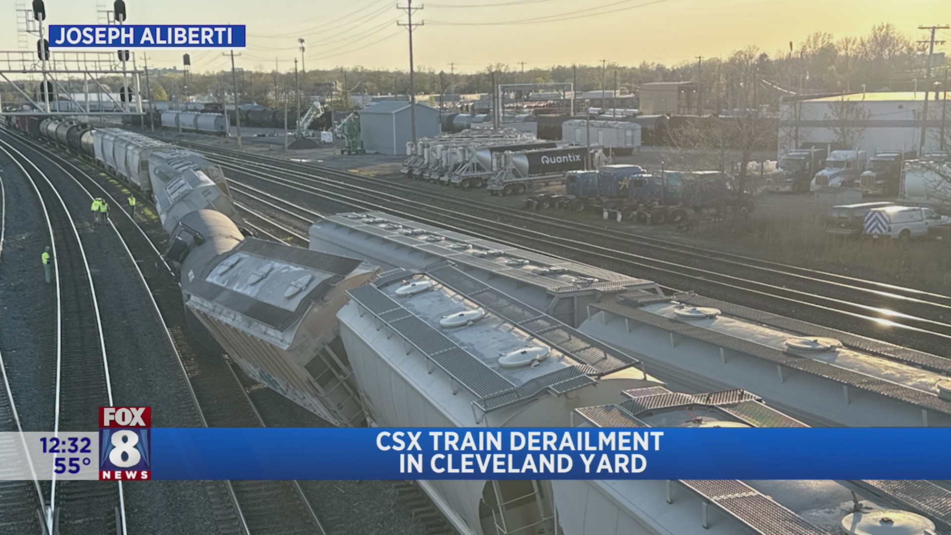 CSX train derails in Cleveland yard – Fox 8 Cleveland WJW