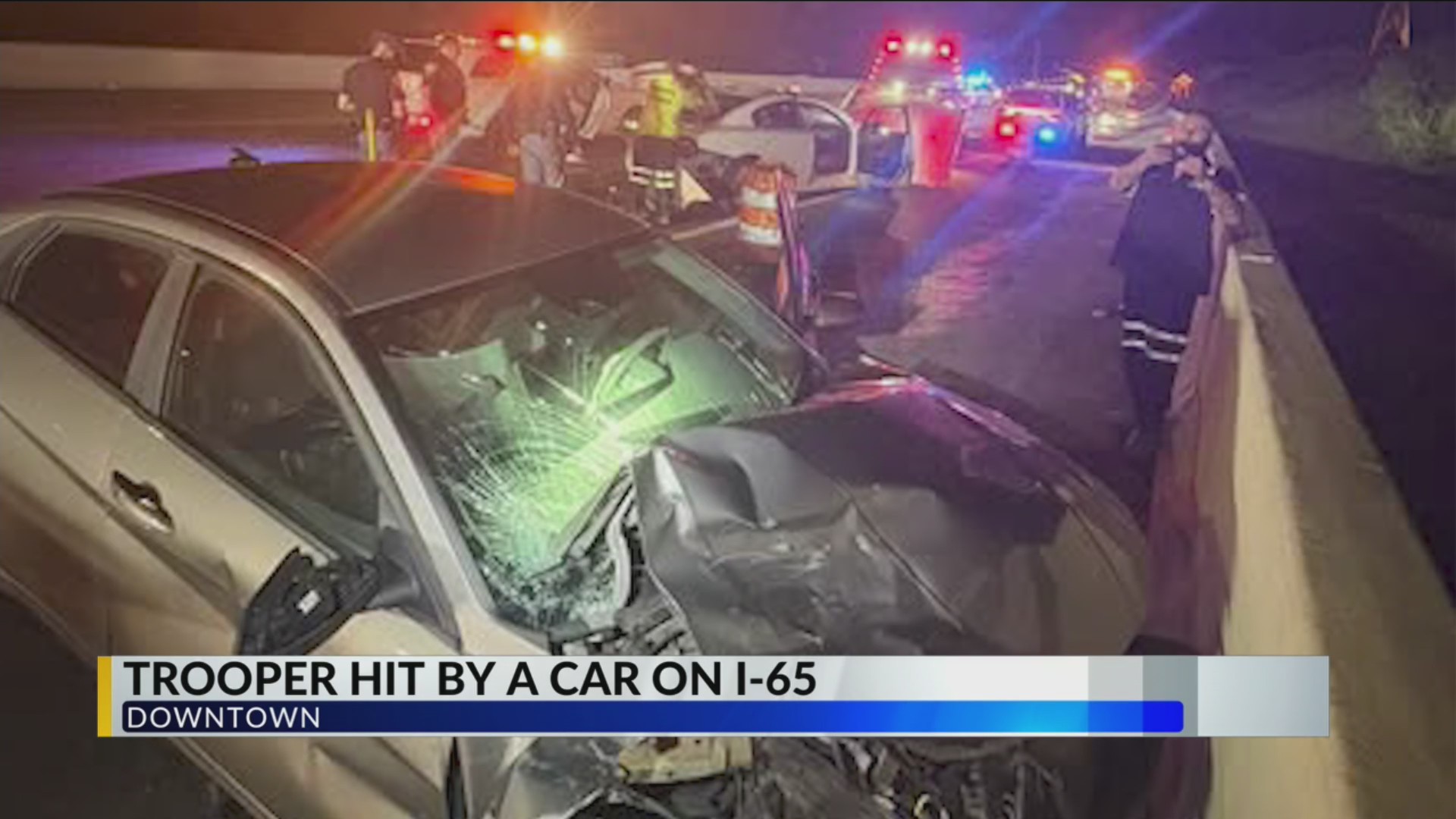 State trooper injured in crash on I-65 by suspected drunk driver – Fox 59