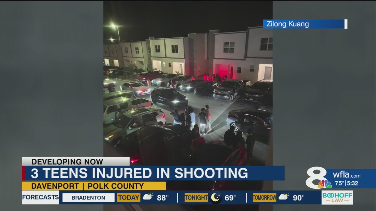 3 teens injured in shooting at Davenport prom after-party: PCSO – WFLA