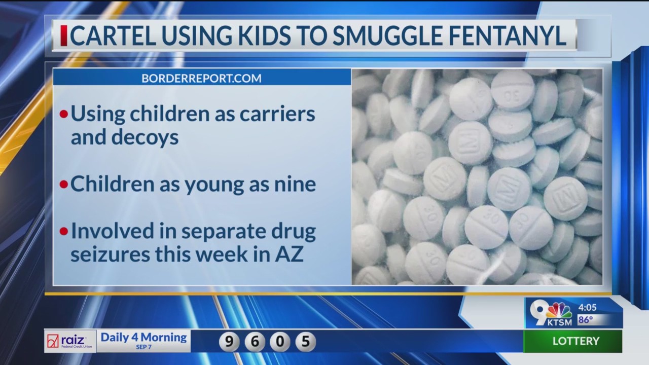 CBP: Cartel using kids to smuggle fentanyl – KTSM 9 News
